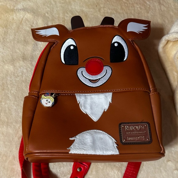 Loungefly | Bags | Loungefly Rudolph With Light Up Nose Mini Backpack ...